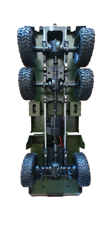 Transporter 9 RC Military Truck 6WD Rechargeable 2.4GHz Remote Control ...