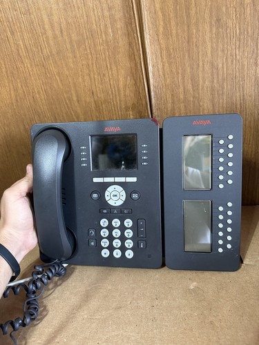 Avaya 9611G IP Desk Phone VOIP With BM12 Expansion Stand 799599502025| eBay