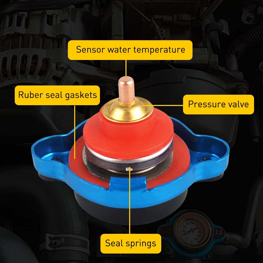 1.1 Bar Thermostatic Radiator Cap 13 PSI Pressure Rating with ...
