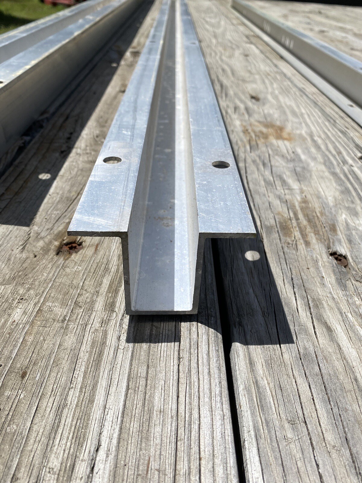 102" Aluminum Hat Channel Pontoon Beam Cross Member | eBay