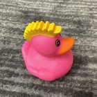 Rubber Duck Pink w/ Mohawk Decor Car Home Office Punk Ornament NO ...