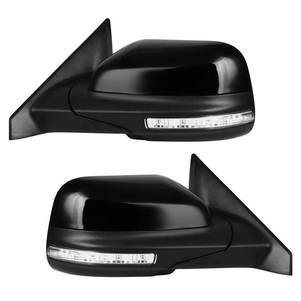 Pair Mirrors For 2016-2019 Ford Explorer 7 PIN Puddle Heated Left Right ...