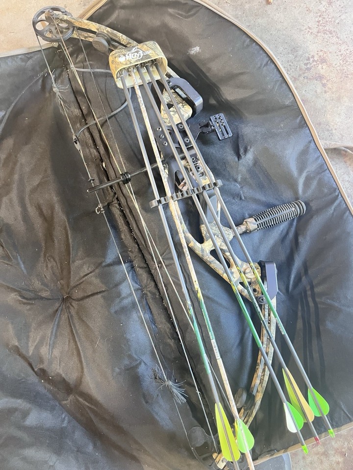 Hoyt Magna Tech Compound bow, arrows and case. | eBay