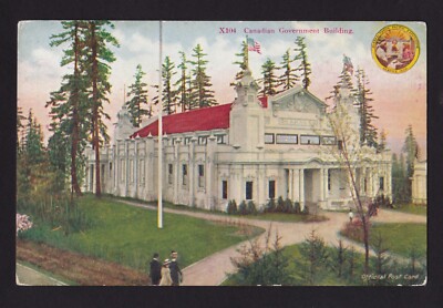 1909 AYPE exposition Canadian Government Bldg.Seattle Washington ...