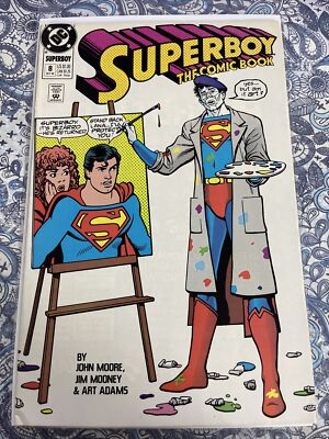 SUPERBOY #8 BIZARRO LITCHENSTEIN POP ART HOMAGE 1990 MAGUIRE ADAMS dc comics | eBay