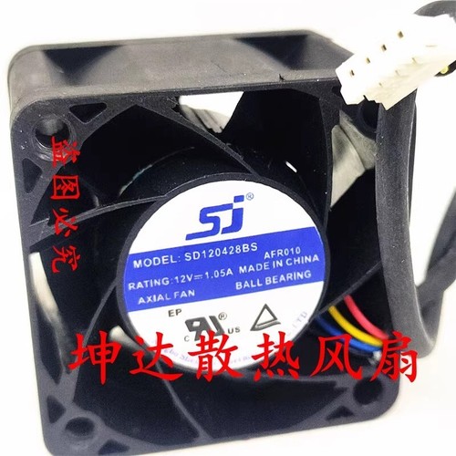 SJ SD120428BS 4028 12V 1.05A 4cm 4pin Cooling Fan | eBay