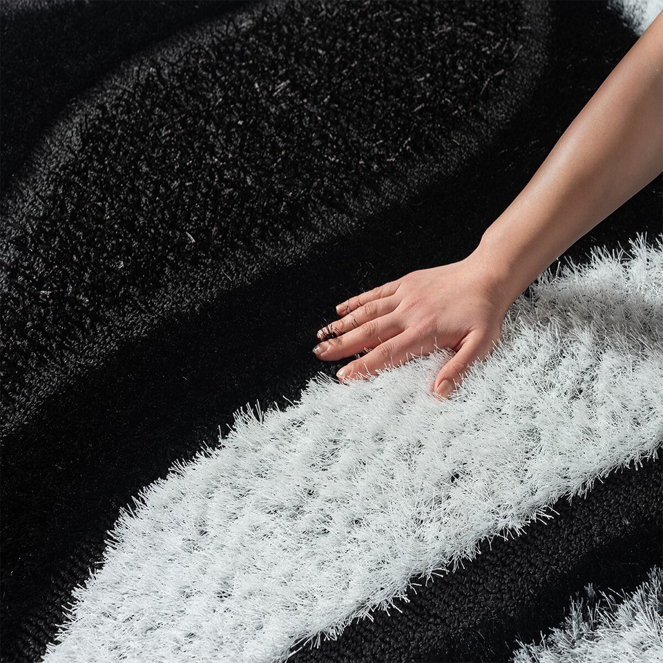 Thick Large Shaggy Rugs Non Slip Hallway Runner Rug Bedroom Living Room ...