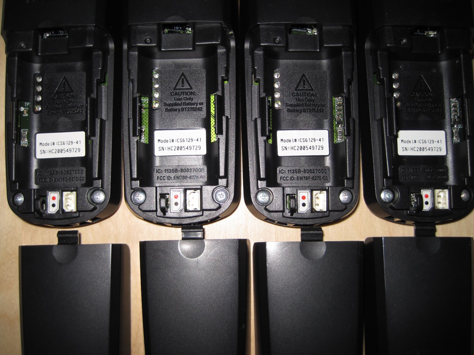 Lot of 4 Vtech CS6129-41 DECT 6.0 Cordless Expansion Handset Phone | eBay