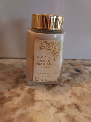 Vintage Avon Golden Promise Sachet Powder 1.25oz w Original Box | eBay