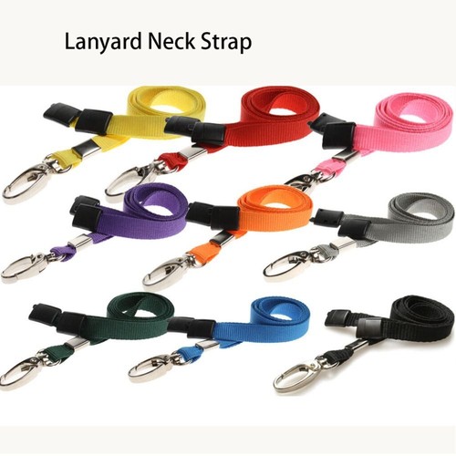 Safety Break Lanyard Neck Strap Lobster ID Card Pass Holder Office | eBay