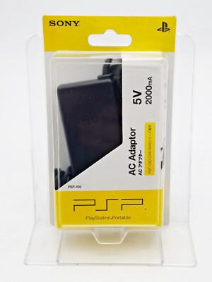 PSP AC adapter 5V 2000mA PSP-100 OEM Box NEW Japan 1 Week to USA | eBay