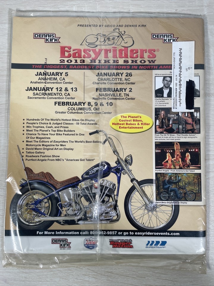 Easyriders Magazine February 2013 #476 David Mann Centerfold Near Mint ...
