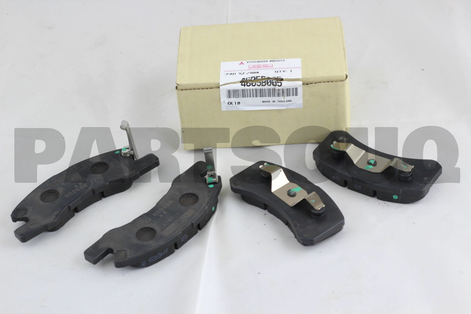 4605B005 Genuine Mitsubishi PAD SET,FR BRAKE | eBay