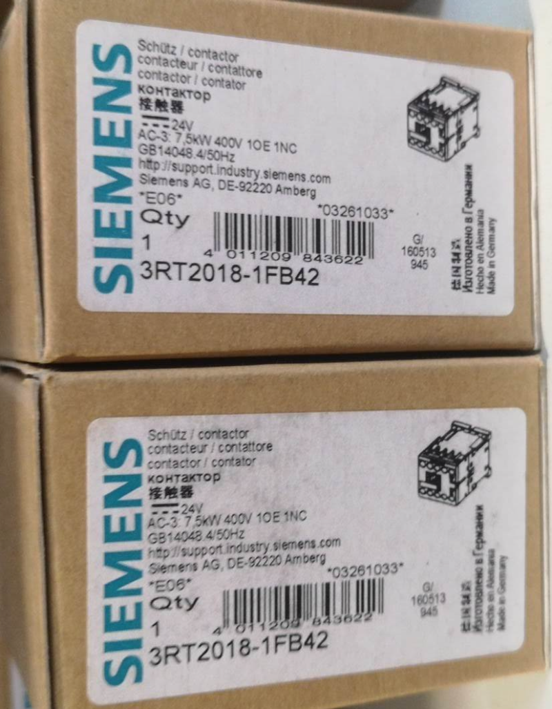 1pcs SIEMENS Contactor 3RT2018-1FB42 | eBay