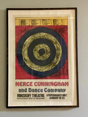 JASPER JOHN MERCE CUNNINGHAM FRAMED POSTER | eBay