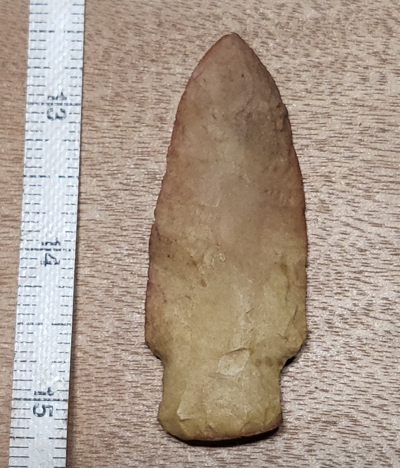 WELL USED AUTHENTIC TENNESSEE STEMMED SPEAR KNIFE STONE ARTIFACT ...