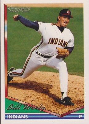 1994 Topps Gold #64 Bill Wertz Cleveland Indians Rookie Baseball Card ...