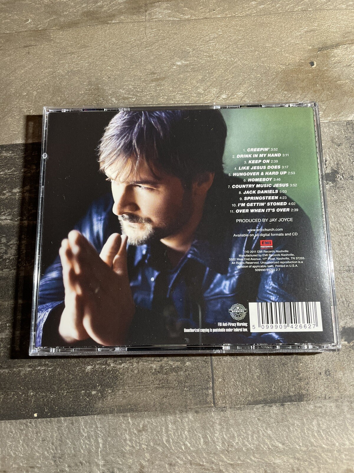 Eric Church signed autographed Chief Cd and 10 Year Anniversary Vinyl ...