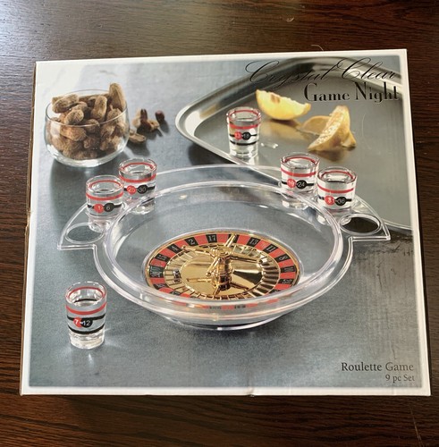 Crystal Clear Roulette Shot Glass Game | eBay