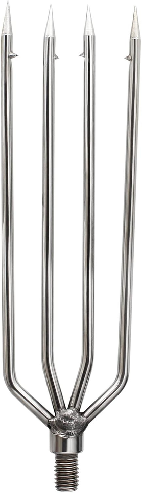 Fishing Harpoon, Stainless Steel Fishing Barbed Spear Aluminum Alloy ...