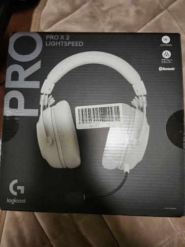 "Logic G Pro X 2 Lightspeed Wireless Headphones White USB Adapter Mic ...