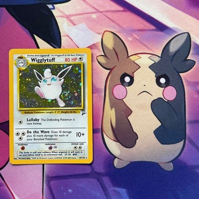 Pokemon Card | Wigglytuff 16/64 Rare Holo Swirl Jungle Set WOTC | eBay