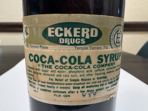 Very Rare Vintage Coca-Cola Medicine Bottle | eBay