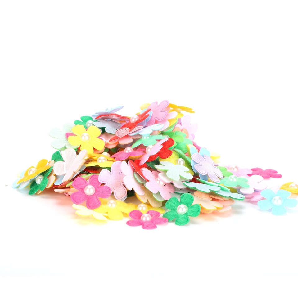 200 Pcs Mini Craft Flowers With Tencolor Mixed Soft Daisy Flowers Great ...