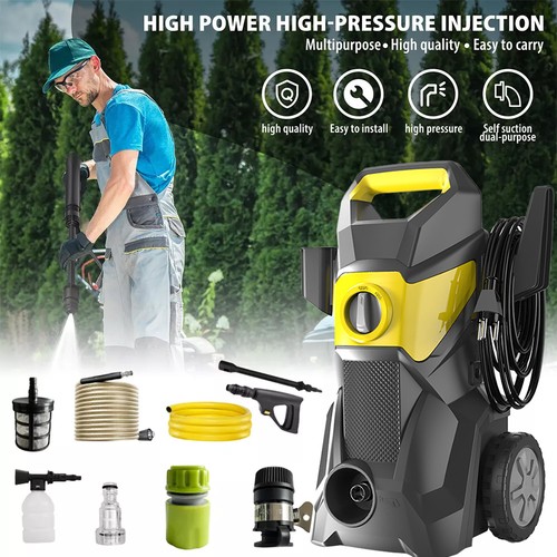 High Pressure Water Washer Gun Spray Cleaner Car Wash Lance Machine ...