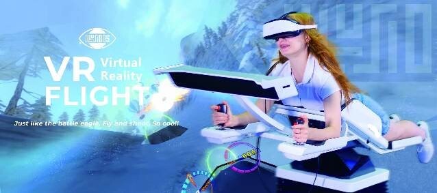 VIRTUAL REALITY ARCADE MACHINE VR FLIGHT GAME! FULL MOVEMENT ...