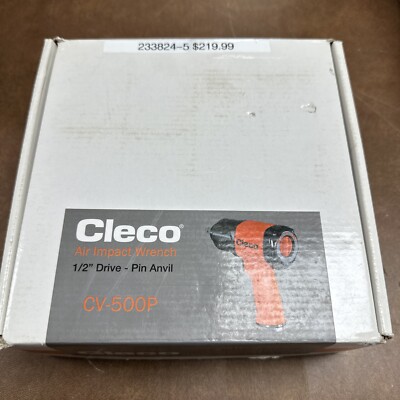 Cleco 1/2” Drive - Pin Anvil Cv-500p Air Impact Wrench New In Box Never ...