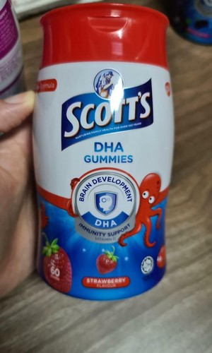 Scott's Emulsion DHA Gummies Cod Liver Oil Supplements Nutrition ...