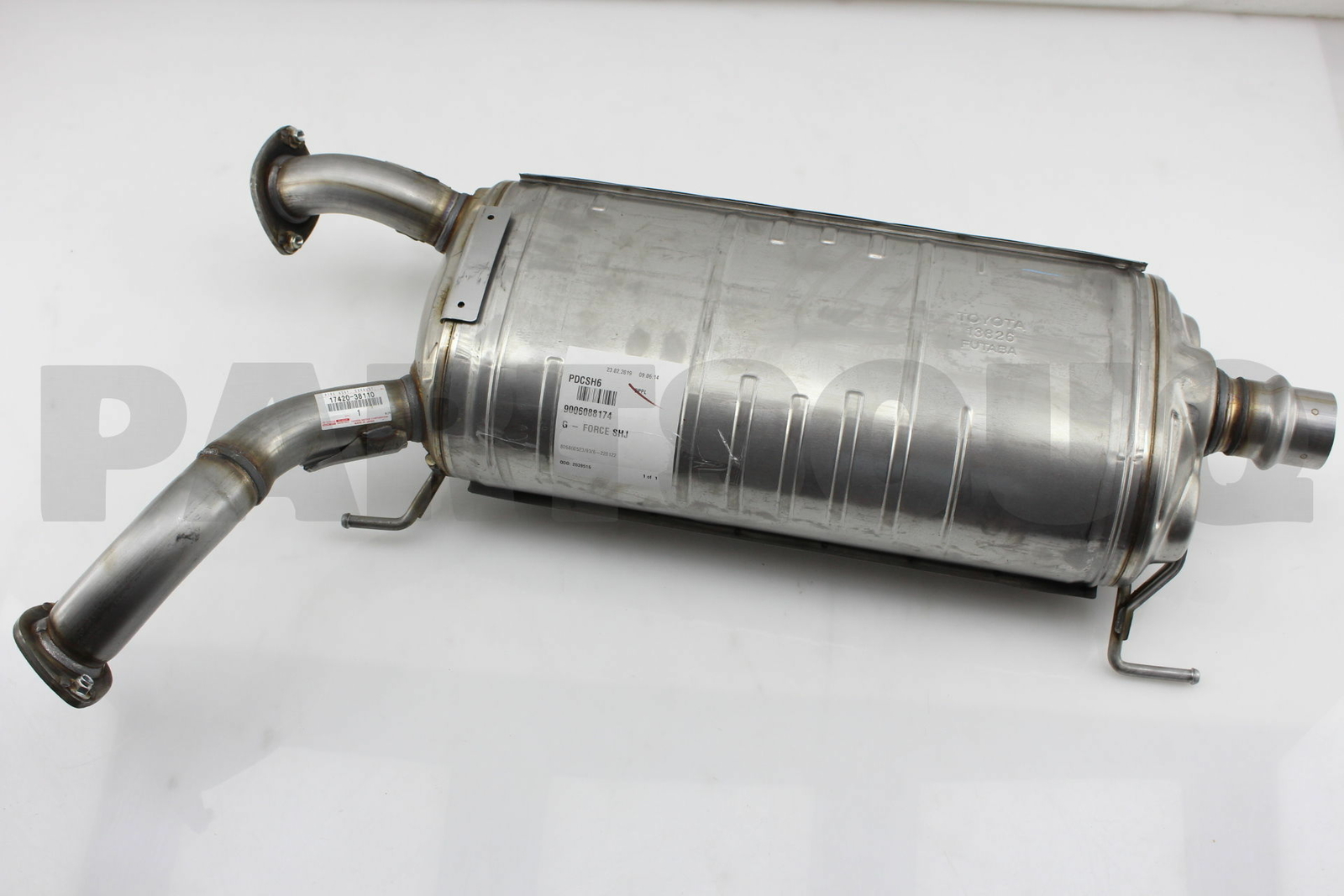 1742038110 Genuine Toyota PIPE ASSY, EXHAUST, CENTER 17420-38110 | eBay