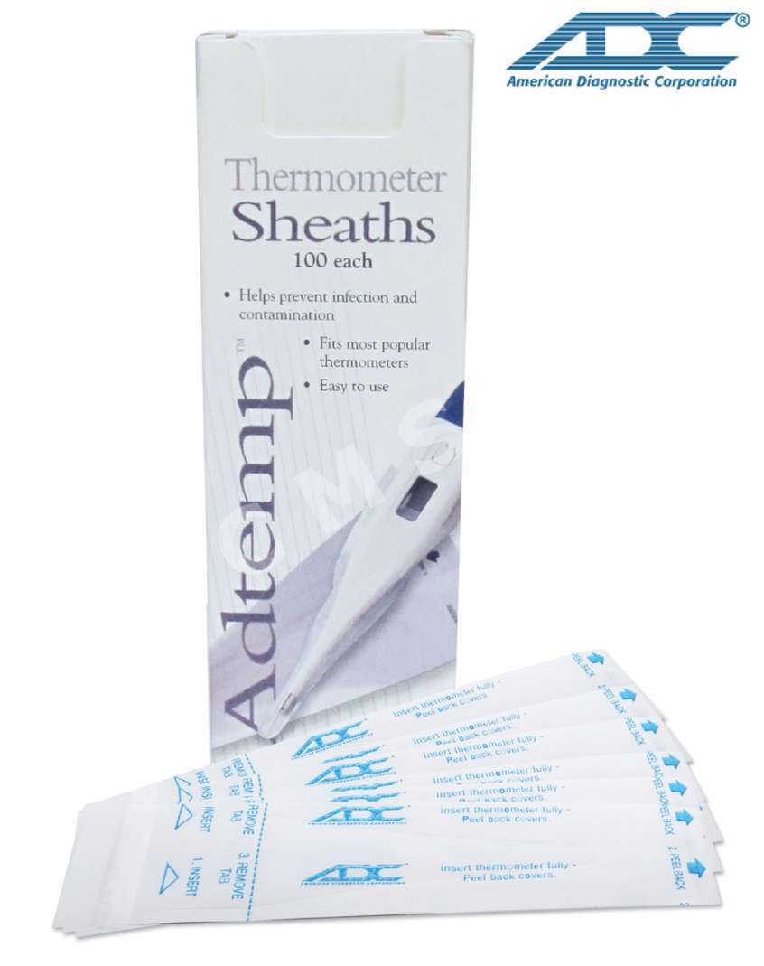 ADC ADTEMP Digital Stick Thermometer Sheaths Probe Covers 100/BX 416 ...