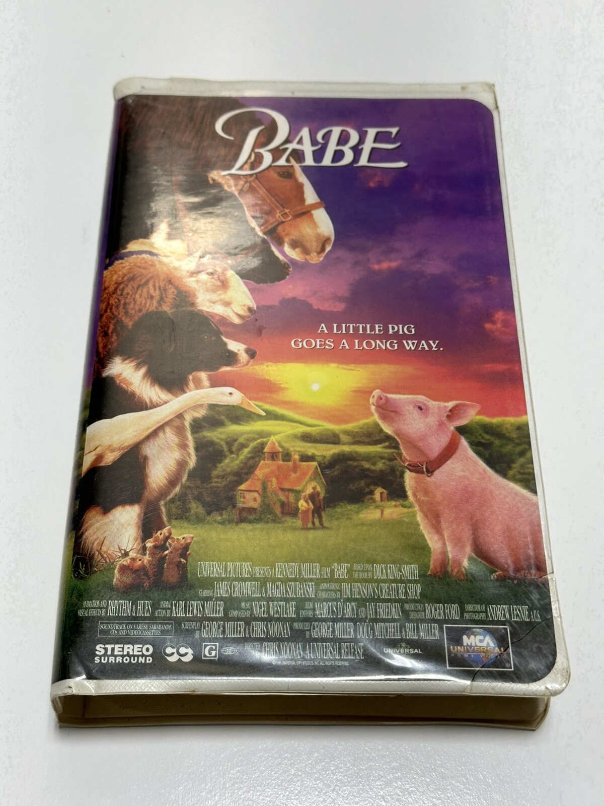 BABE • VHS Cassette Tape Clamshell MCA Universal 1996 96898245333| eBay