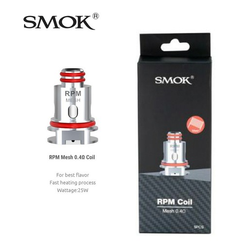 SMOK RPM40 Coils RPM Coil Mesh 0.4Ω Replacement Coil | Pack 5 Coils | eBay