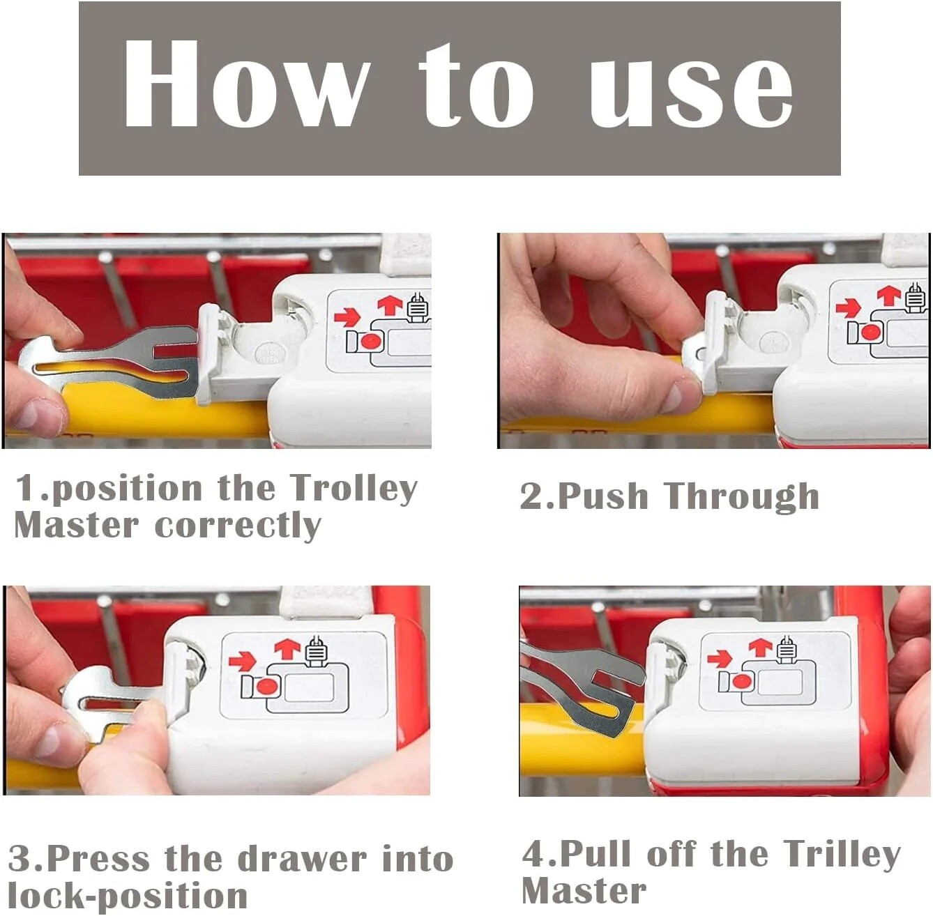 Aussie Shopping Trolley Master Key Unlocker Removable Coin Token ...