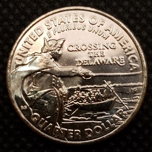 2021-D Crossing the Delaware Quarter 25c - BU ***EXACT COIN*** ATB #1 ...