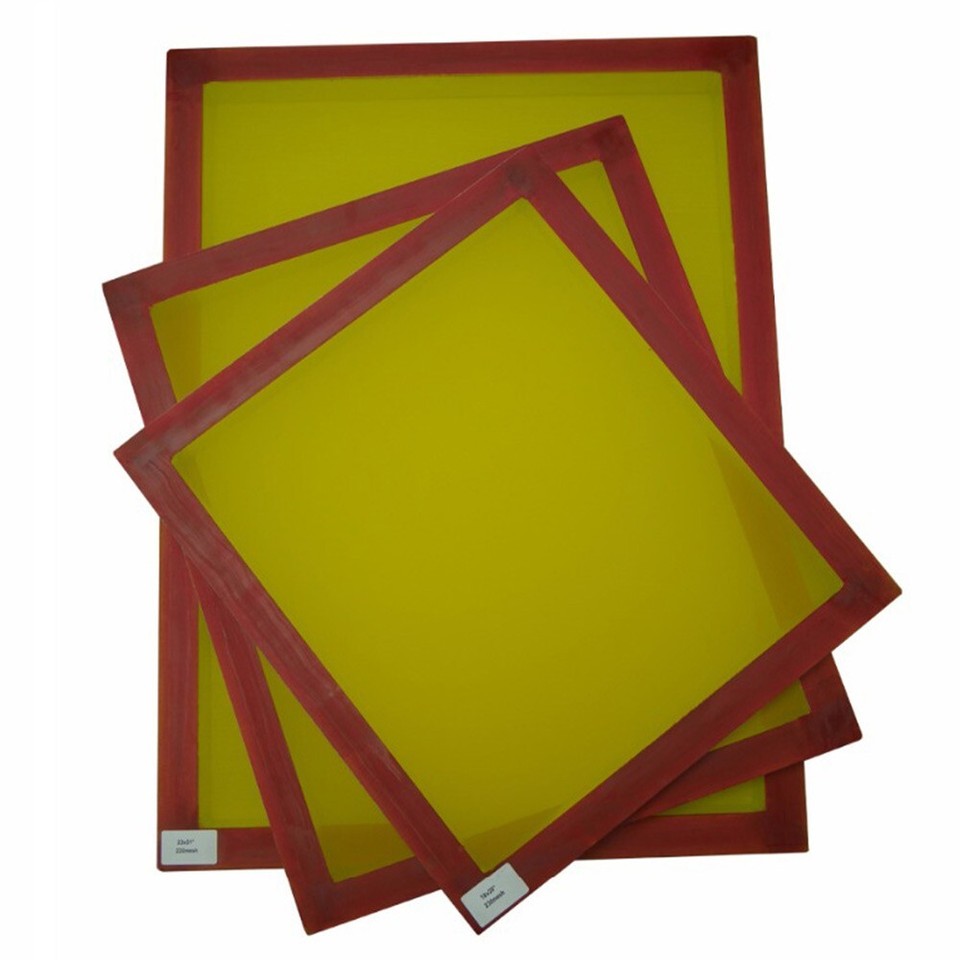 6Pcs 18" x 20" Aluminum Screen Printing Screens Frame With 200 Yellow ...