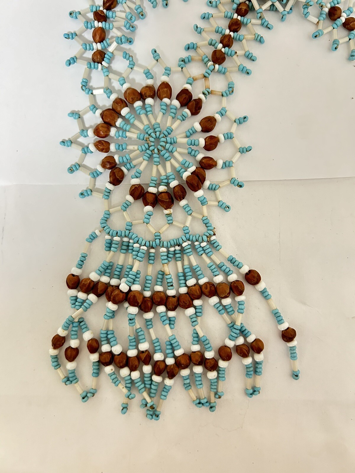 Native American Seed Bead Beaded Necklace Star Burst … - Gem