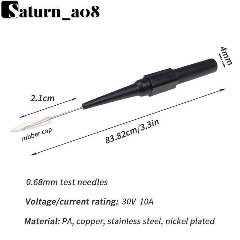 20PCS Wire Piercing Probes Set Insulated Back Probes Non-Destructive ...