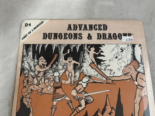 Sealed TSR 1979 D&D Dungeons and Dragons Module D1 Descent into Depths ...