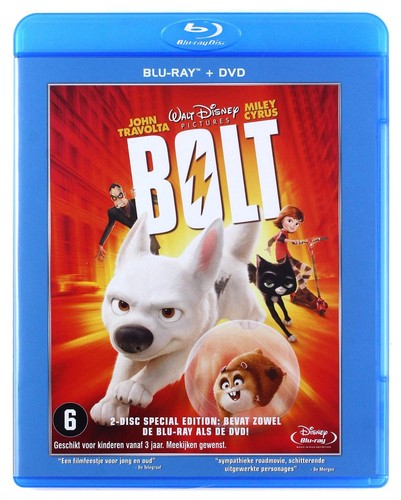 Bolt (Blu-ray) John Travolta Miley Cyrus Susie Essman Mark Walton Byron ...