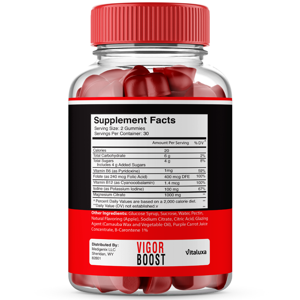 Vigor Boost X Gummies for Men, Male Performance Gummy (60 Gummies) | eBay
