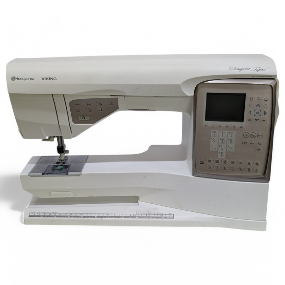 Husqvarna Viking Designer Topaz 20 Sewing and Embroidery Machine with ...
