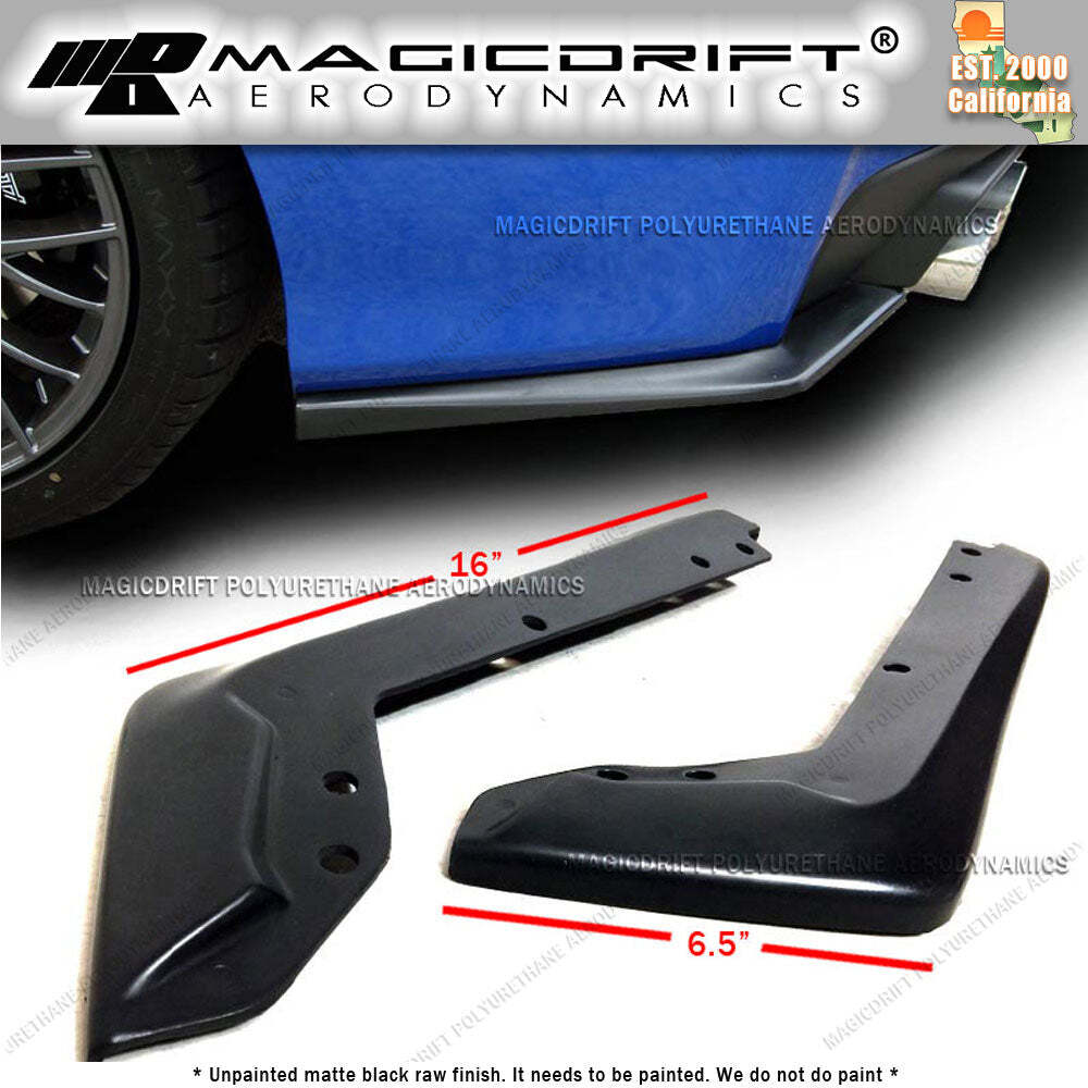 For 2015-2021 Subaru Impreza WRX STI JDM CS Style Rear Spat Valance Lip ...