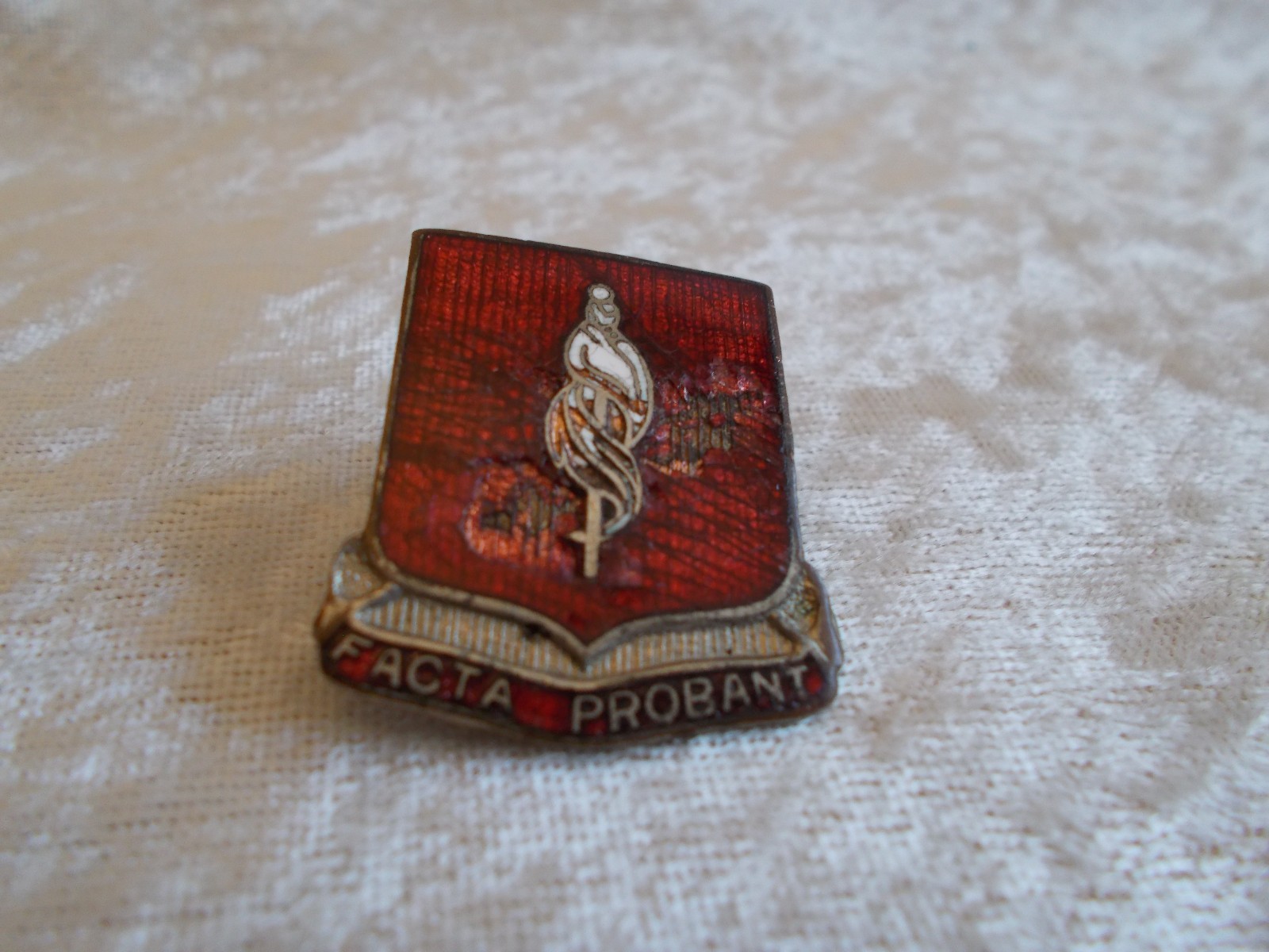 Vintage Facta Probant 118th Military Police Battalion Unit Crest Screw ...