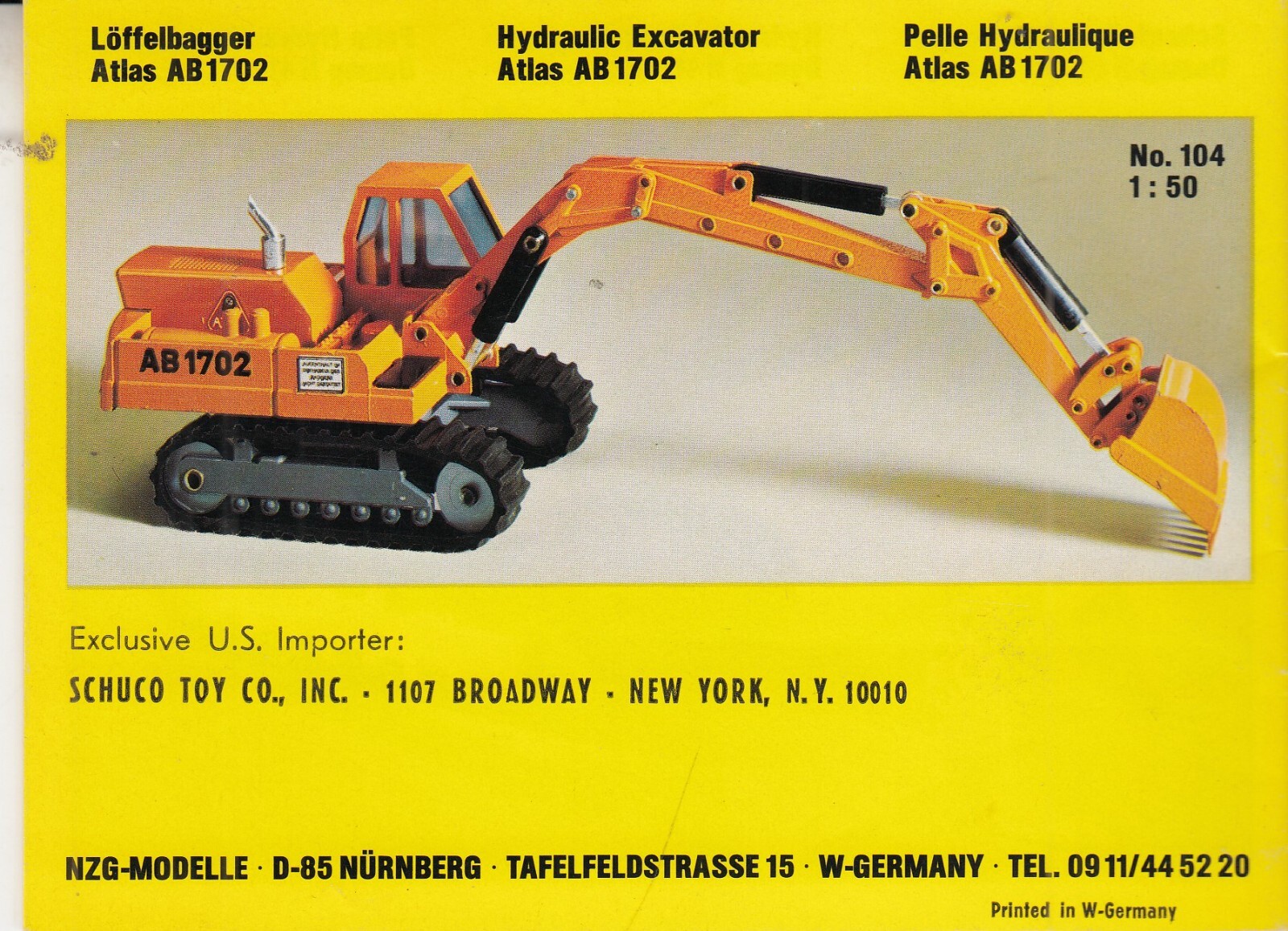 NZG Modelle Schuco Toy Collector's 32pg Full Color Item Catalog 1970's W-Germany | eBay UK