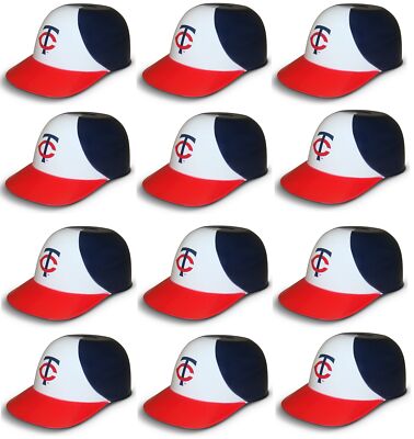12 each Minnesota Twins MLB 8oz Snack Size / Ice Cream Mini Baseball ...