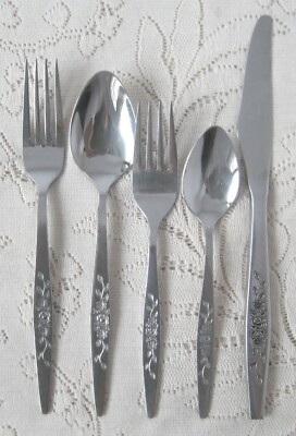 INTERNATIONAL Stainless INS110 5 Piece Place Setting | eBay